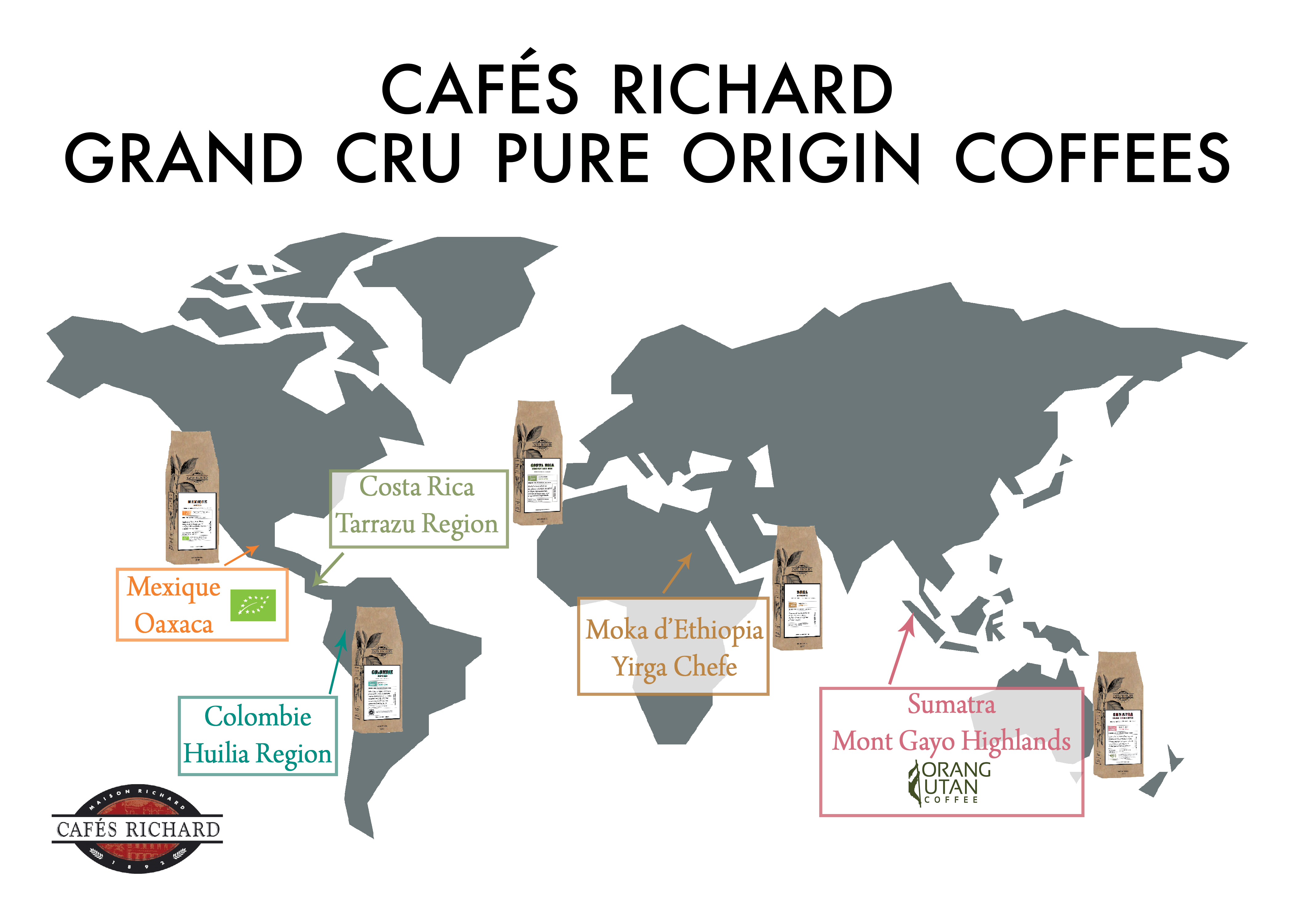 Coffee Origin Map